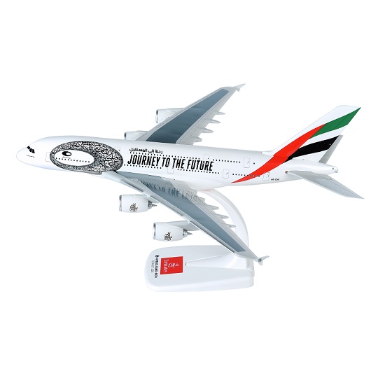 Museum of the Future A380 1:250 scale aircraft model