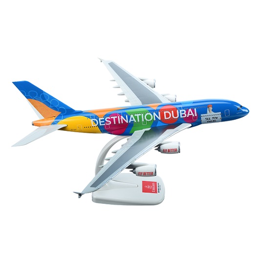 Emirates Destination Dubai A380 1:250 scale model aircraft | Emirates ...