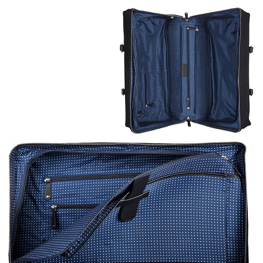 Emirates x Wool&Oak duffle suitcase, black leather | Emirates Official ...