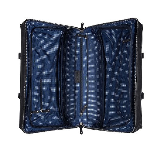 Emirates x Wool&Oak duffle suitcase, black leather | Emirates Official ...