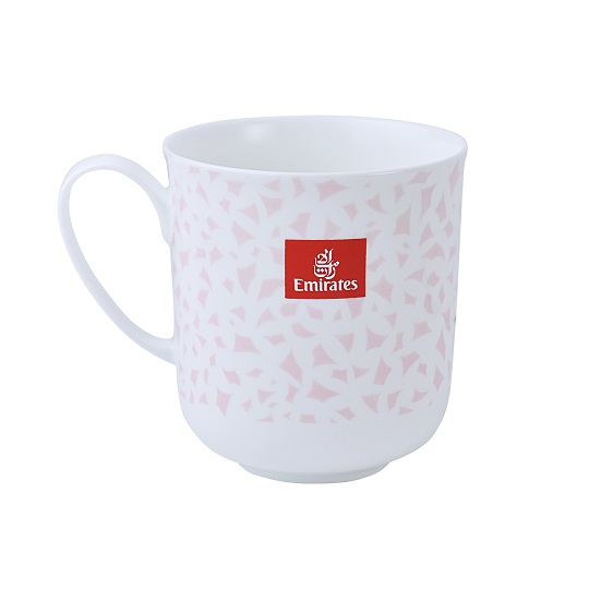 Arabic ghaf tree design coffee mug, pink | Emirates Official Store
