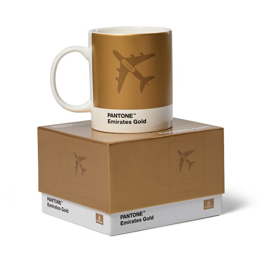 PANTONE® X Emirates Gold mug | Mugs & Tumblers | Emirates Official Store