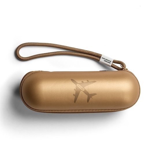 PANTONE® X Emirates Gold umbrella | Just Landed | Emirates Official Store