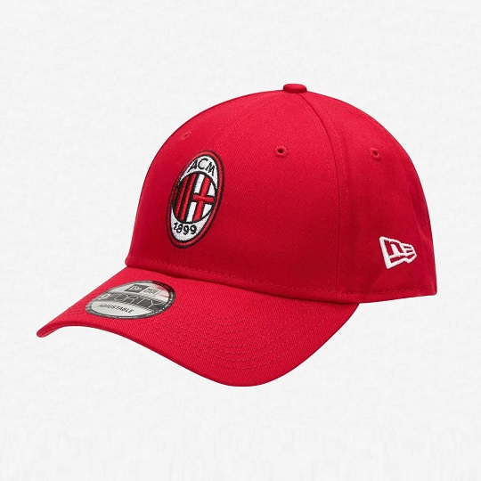 AC Milan X New Era cap with logo, red | AC Milan | Emirates Official Store