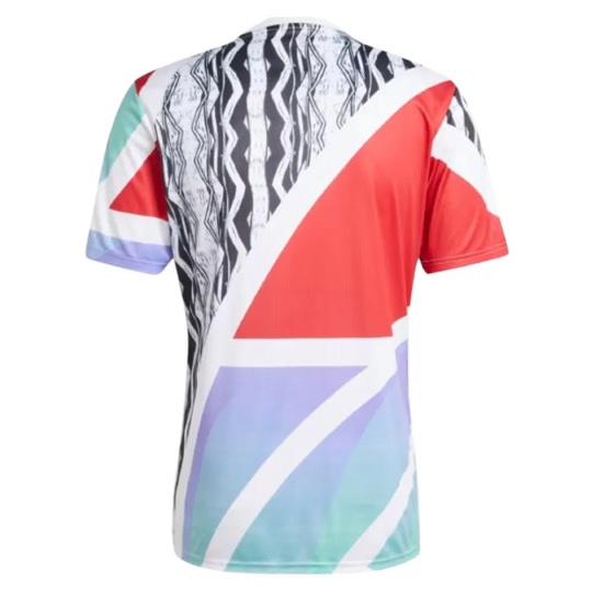 Arsenal 2024-2025 pre-match shirt, red, white & blue | Emirates ...