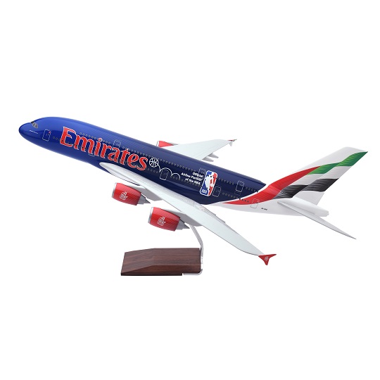 NBA Emirates A380 1:100 scale model aircraft | Emirates Official Store