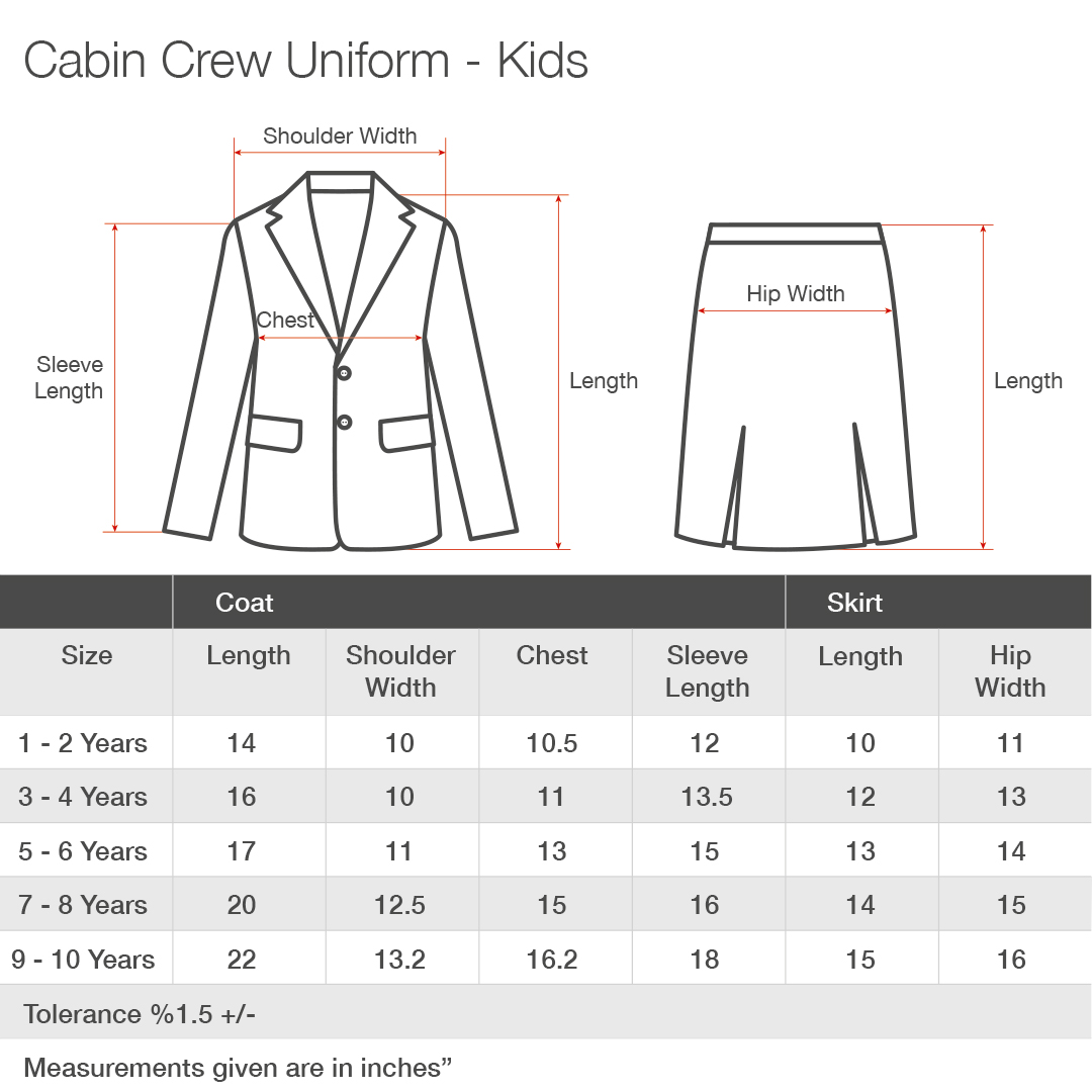 Emirates cabin crew girl's uniform | Dress-up | Emirates Official Store