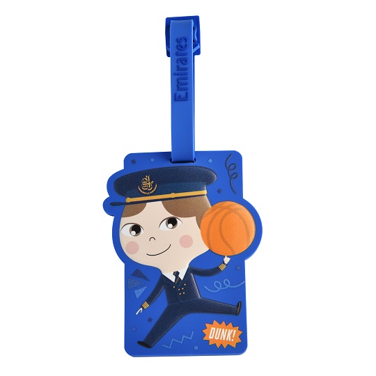 Little Travellers basketball luggage tag | Emirates Official Store