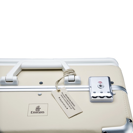 Aircrafted by Emirates roller cabin bag, cloud grey | Emirates Official ...
