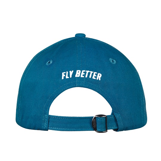 Fly Better cotton cap, teal | Emirates Official Store