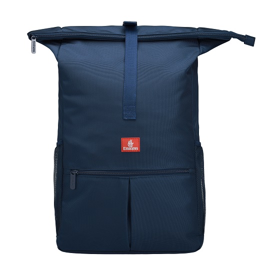 Emirates foldable backpack, navy | Just Landed | Emirates Official Store