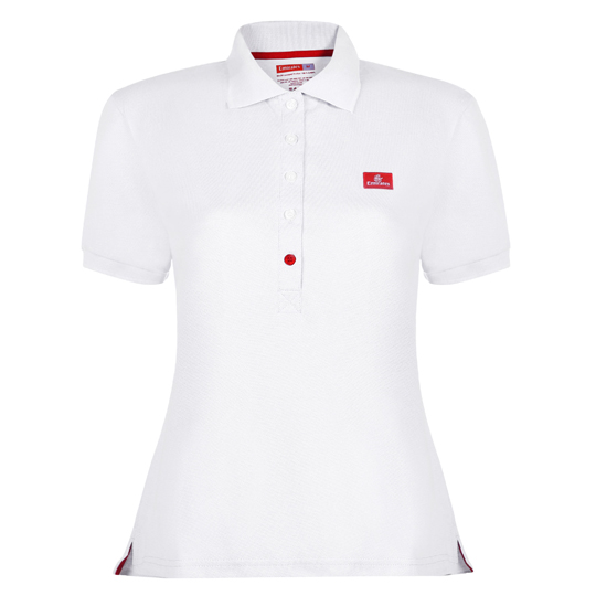 Emirates classic women's polo shirt, white HS Code - 6109 1000 ...