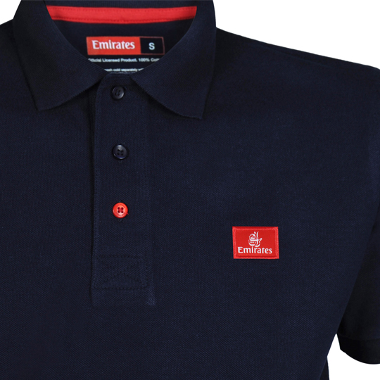 Emirates men's polo shirt, navy blue | Emirates Official Store
