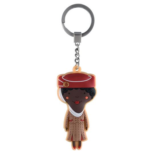 Little Travellers cabin crew keyring, Alia HS Code - 39264000