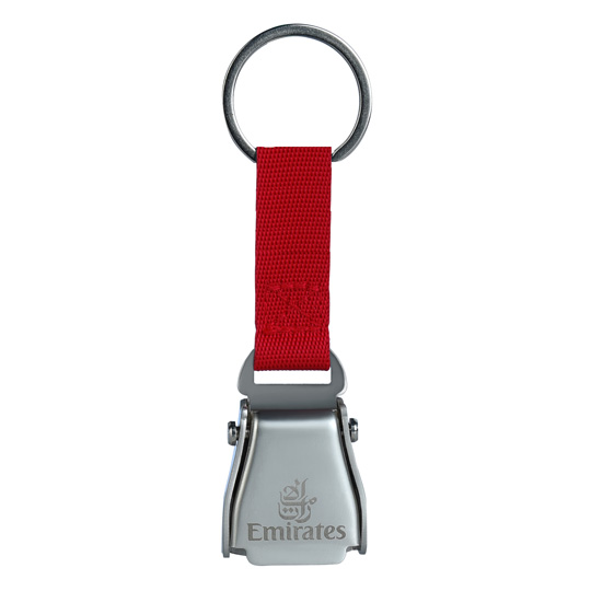 Emirates aircraft seat belt keyring | Emirates Official Store