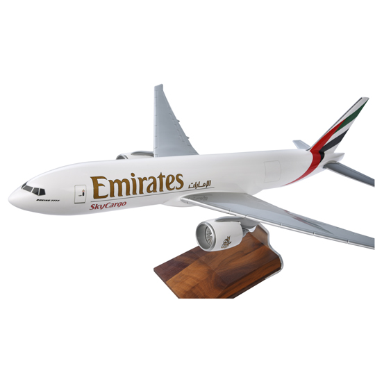 Emirates Boeing 777-200F 1:100 scale Skycargo aircraft model | Emirates ...