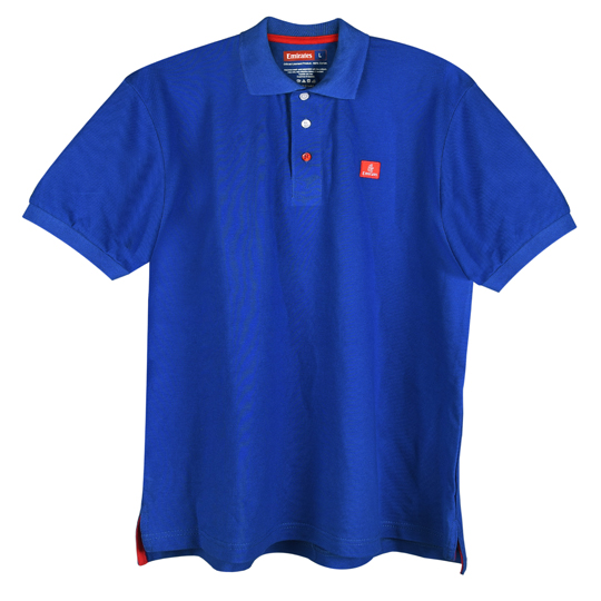 Emirates men's polo shirt, princess blue HS Code - 6109 1000 | Emirates ...