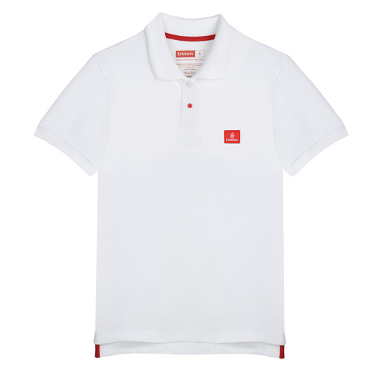 Emirates children's polo shirt, white HS Code - 6109 1000 | Emirates ...
