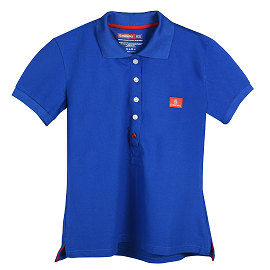 Emirates classic women's polo shirt, royal blue HS Code - 6109 1000 ...