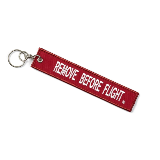 Boeing 777X Remove Before Flight Keyring, red | Emirates Official Store