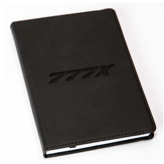 Boeing 777X notebook, black | Boeing collection | Emirates Official Store