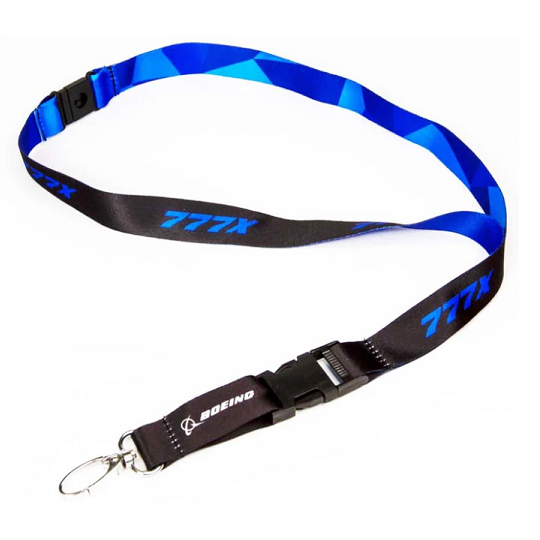 Boeing 777X lanyard, black | Boeing collection | Emirates Official Store