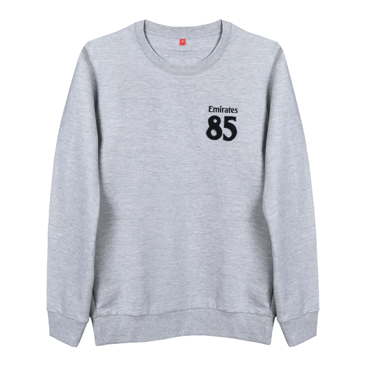 Established 85 women's sweatshirt, grey | Emirates Official Store